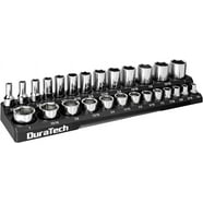 DURATECH Socket Organizer, 48-Piece Portable Socket Holder with Handle ...