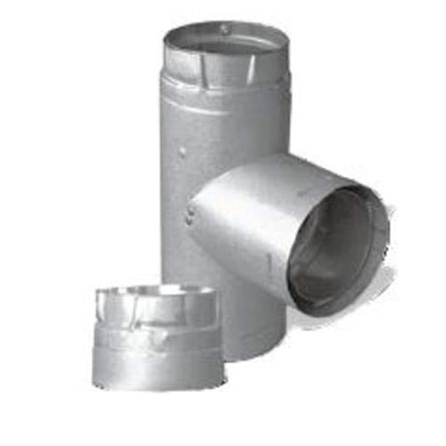 DuraVent 3589580 4 in. PelletVent Pro Double Clean Out Cap, Galvalume ...