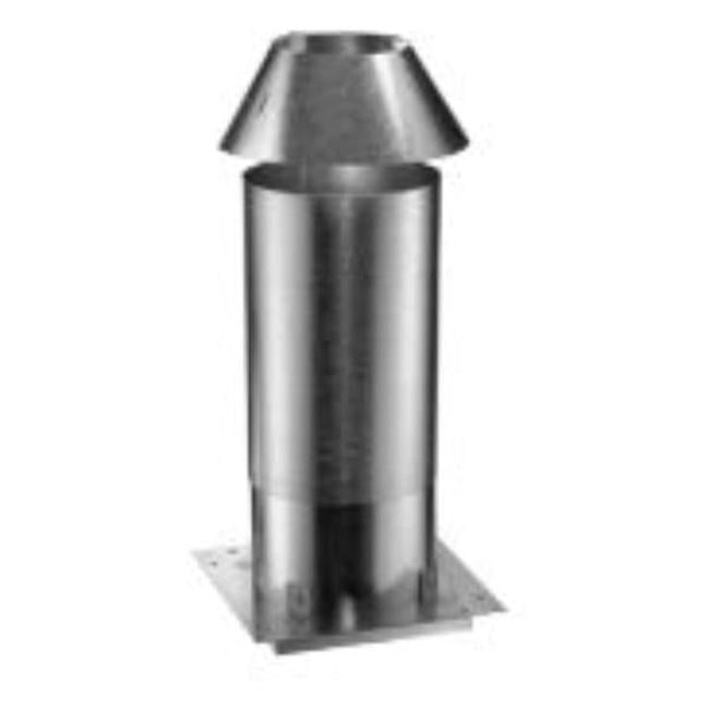 DuraVent 5BVIS 5 - 6 in. B-Vent Adjustable Attic Insulation Shield ...