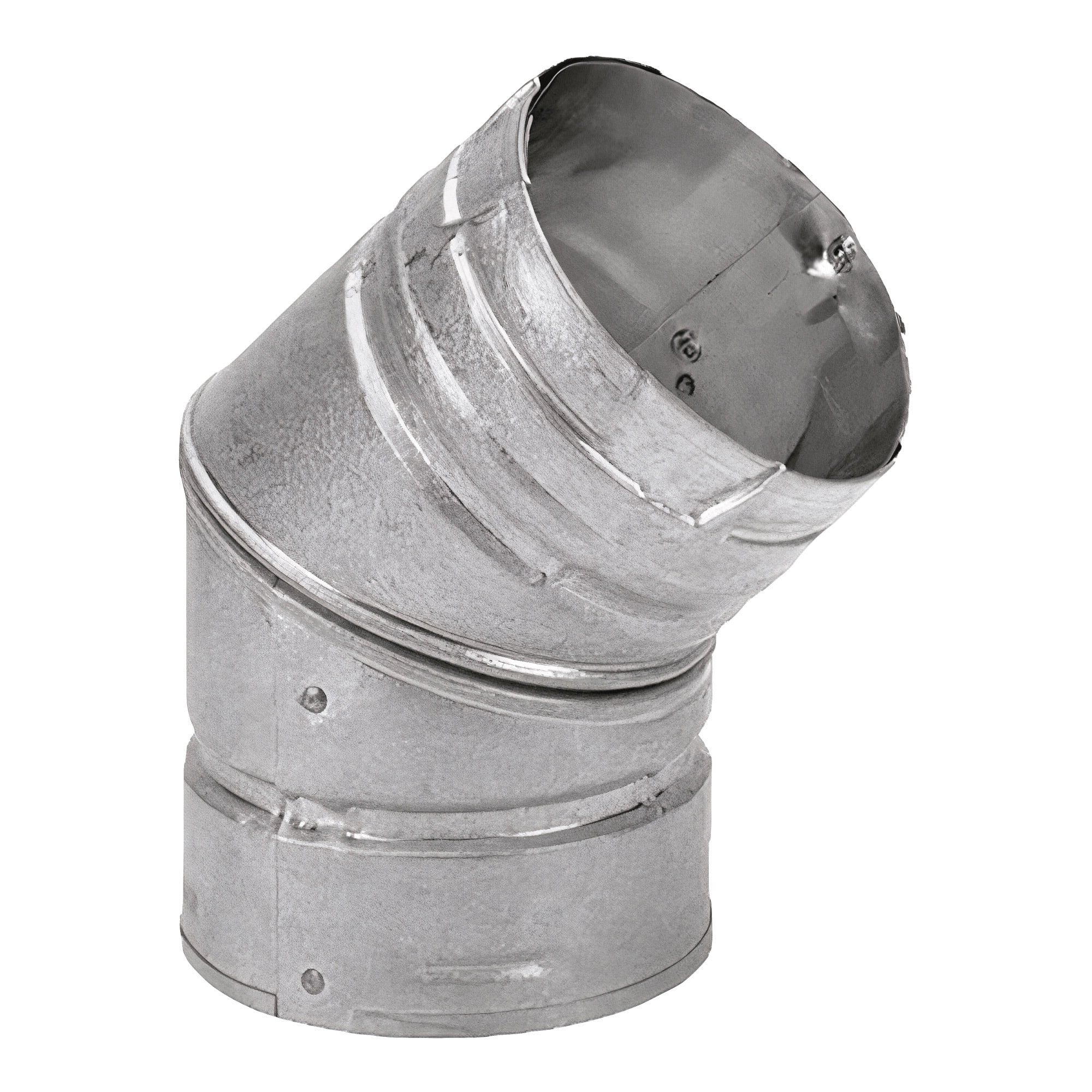 DuraVent 6" PelletVent Stainless Steel 45 Degree Elbow Stove Pipe ...