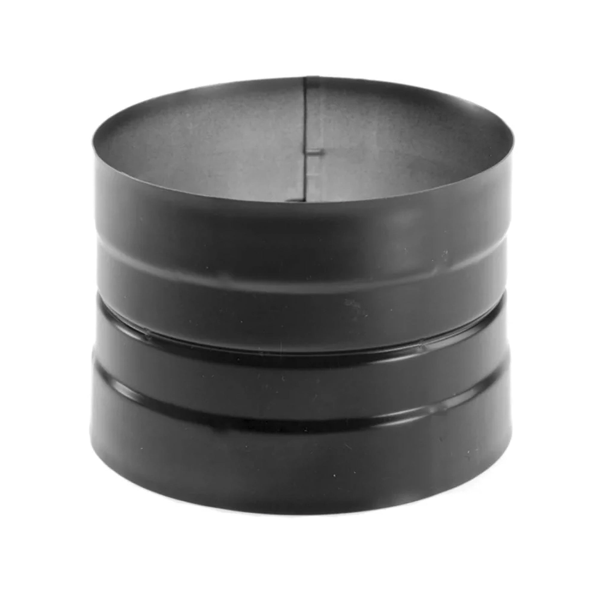 DuraVent 8 in Single Wall double skirted Stovetop Adapter, Black ...