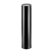 38" to 70" Telescoping Pipe for 8" Diameter Black Single Wall Stove ...