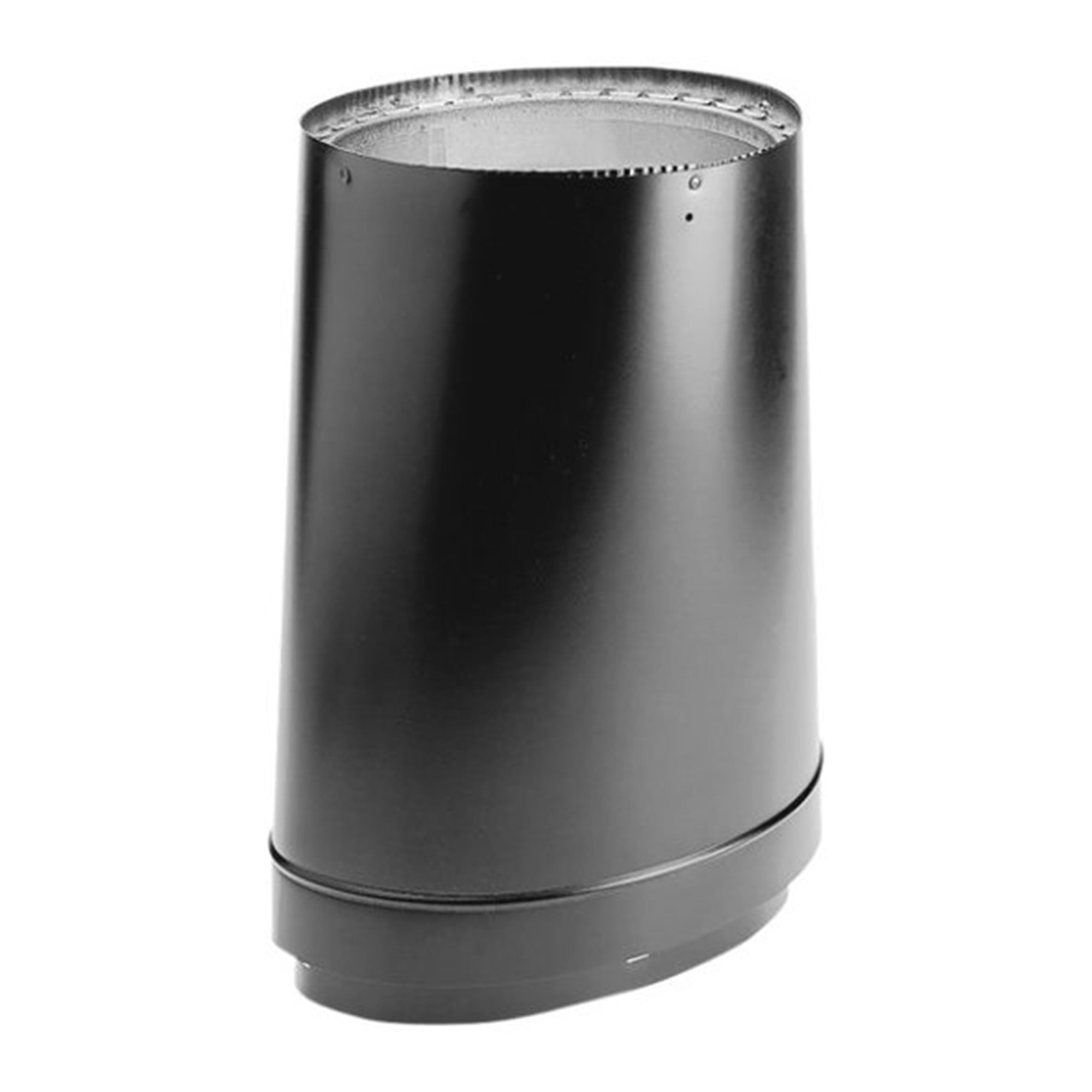 DuraVent DVL Double Wall Oval to Round Flue Adapter, 6 inch, Black ...