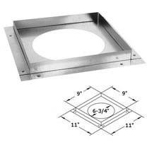 DuraVent DirectVent 4 in. D X 6-5/8 in. L Aluminum/Galvanized Steel ...