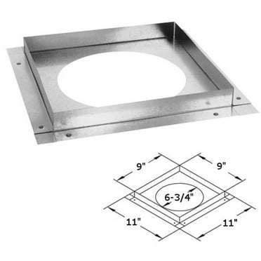 DuraVent DirectVent 4 in. D X 6-5/8 in. L Aluminum/Galvanized Steel ...