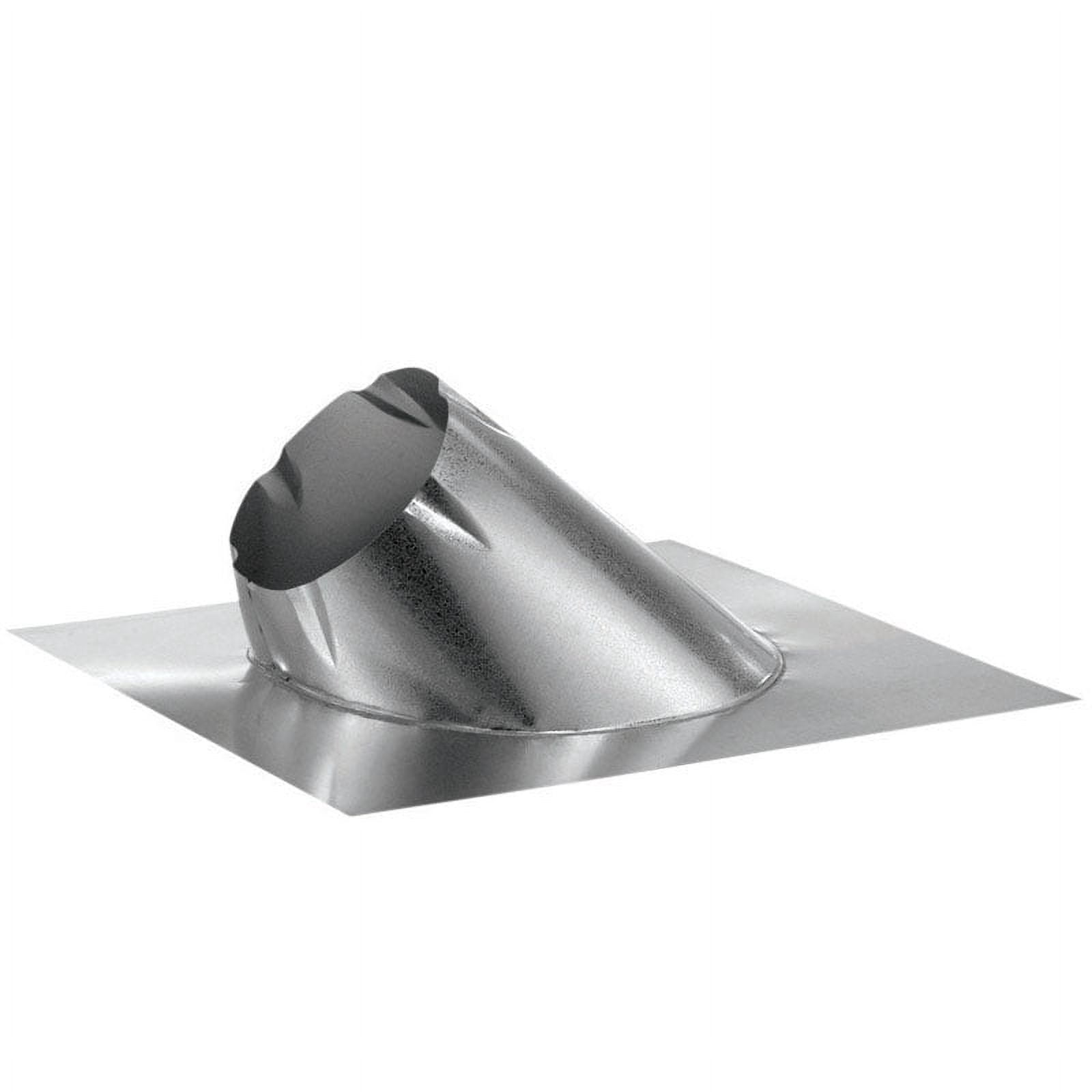 DuraVent DuraPlus 6 in. D Galvanized Steel Adjustable Fireplace Roof ...