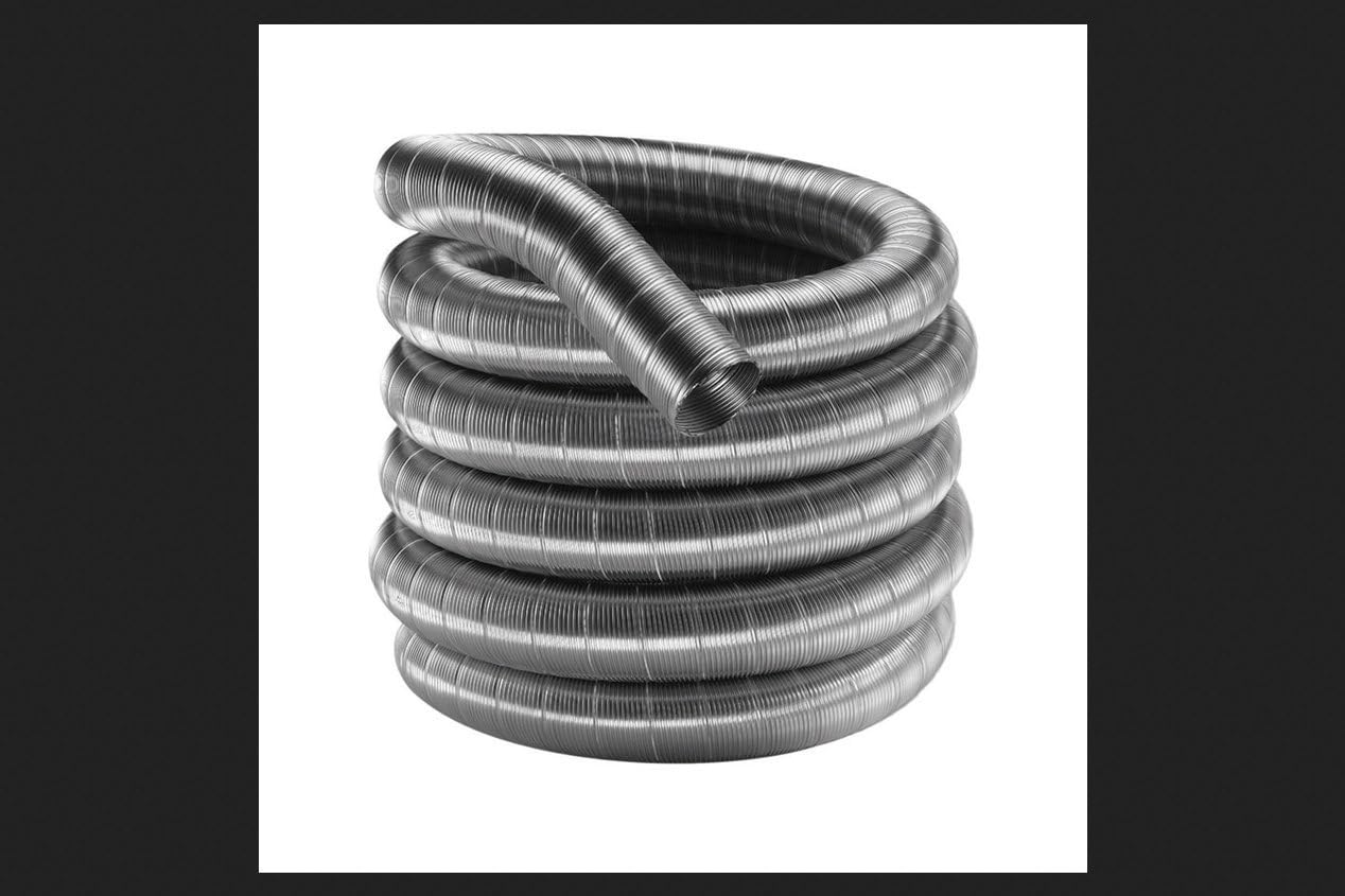 DuraVent Simpson Chimney Relining Pipe 4" Dia. X 35 Ft. Flexible ...
