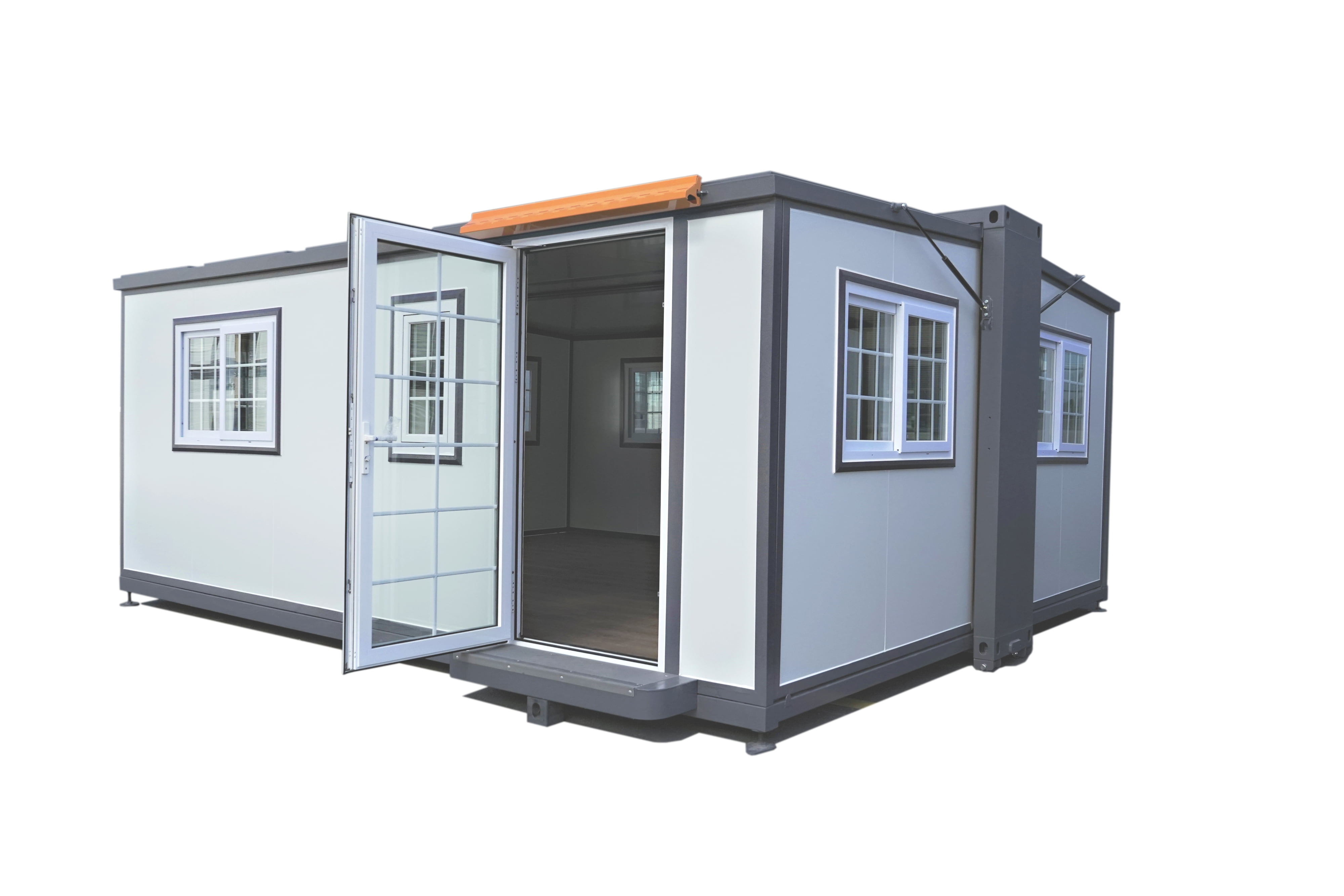 DuraYu 16.5x20ft Expandable Prefab Tiny Home, Steel Frame Modular Cabin ...