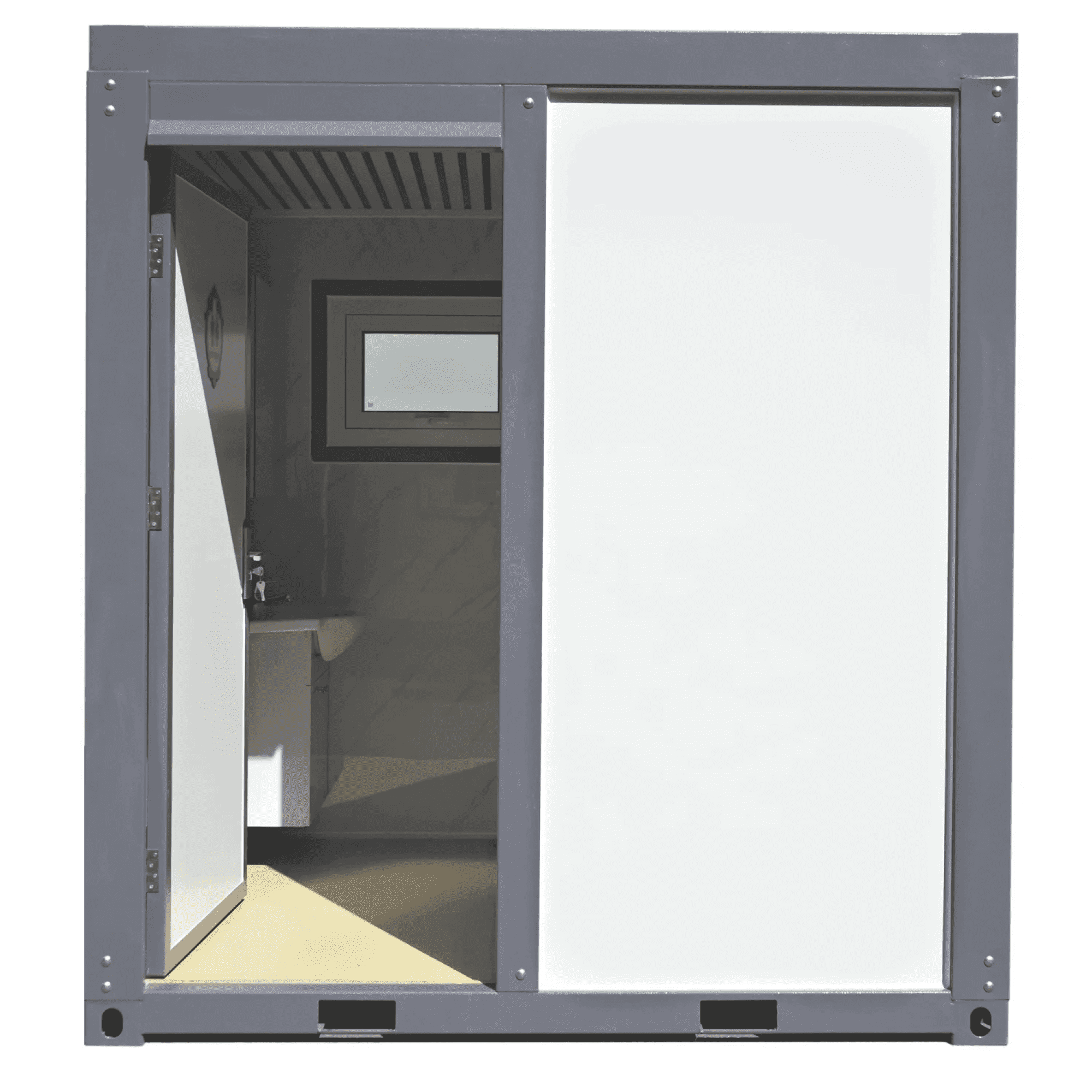 DuraYu Portable Restroom with Shower, Outdoor Mobile Bathroom Unit with ...