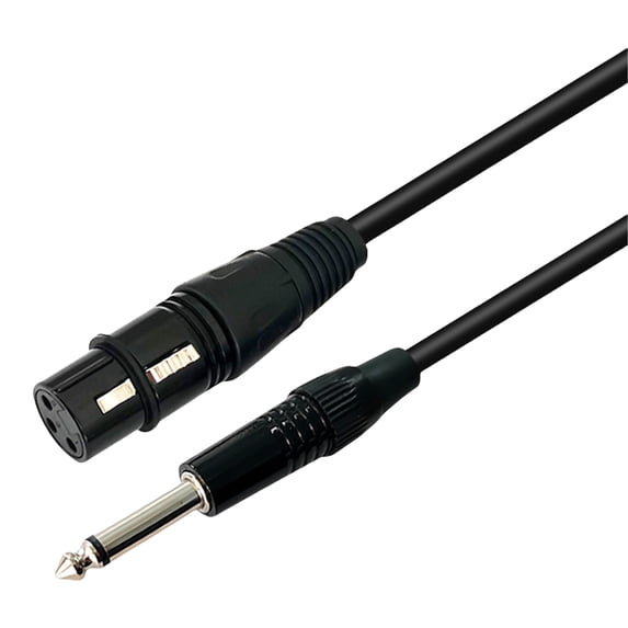 Durability 1/4Inch to 3Pin Male Cable with Gold Plate Connectors 6.35mm ...