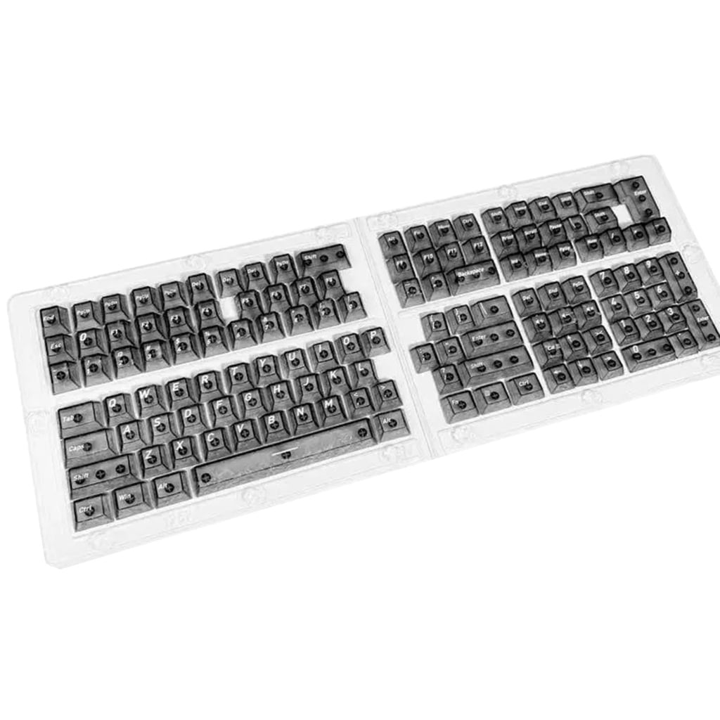 PBT Keycaps Carbon Fiber Pattern And Transparently with Backlight For ...