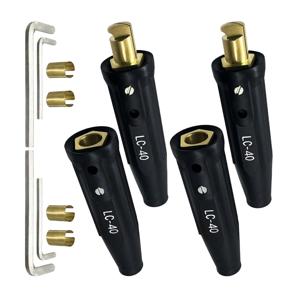 Durability 40 Coppers Cable Connectors Welding Leads Ends for High ...