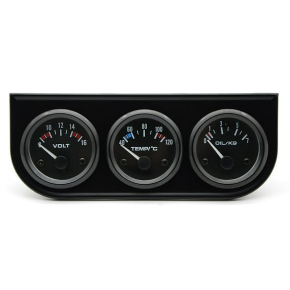 Durability ABS Triple Gauge with Anti Vibrations Design for Car ...