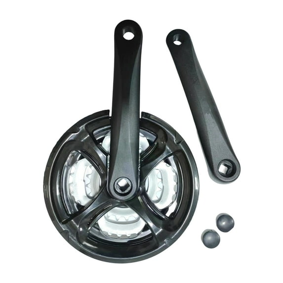 Durability Aluminum Alloys Crankset Chainring Square Hole Ergonomic Cranksets for Mountain Bike ...