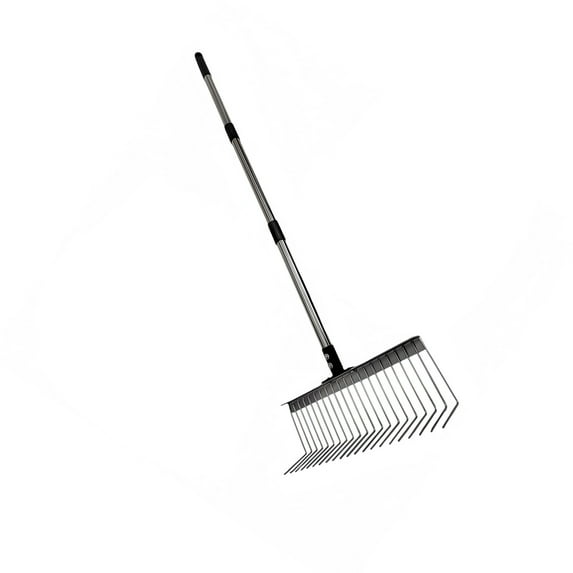 Durability Metal Rakes Ergonomic Grip For Gardening GRASS Maintenance ...