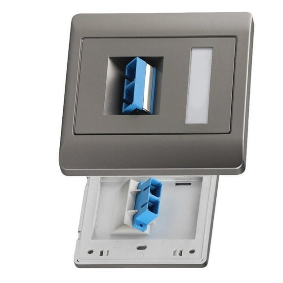 Durability PC 86Type Fiber Socket Wall Plate Networking Fiber Socket ...