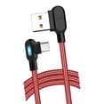 Durability Right Angled USB C Cable Fast Charging And Data Transfer ...