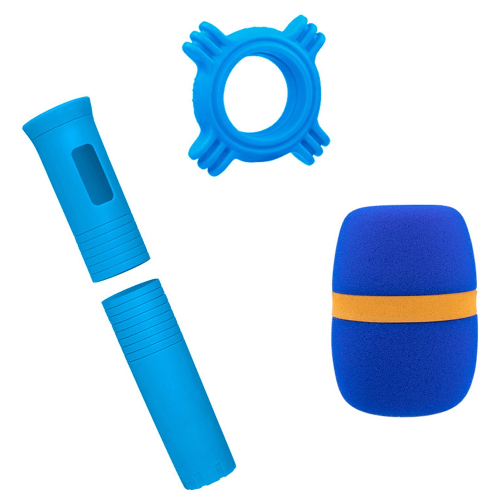Durability Silicone Microphone Case WindScreen Antiroll Rings for Clear ...