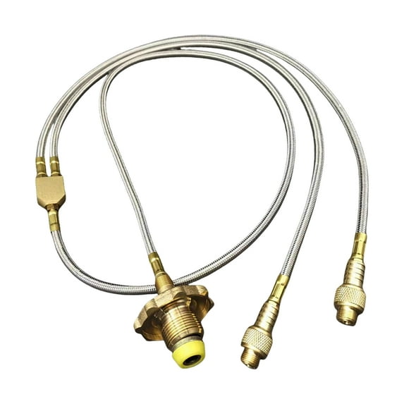 Durability Splitter Tube Gas Valves Versatiles Outdoor Cooking Gas ...