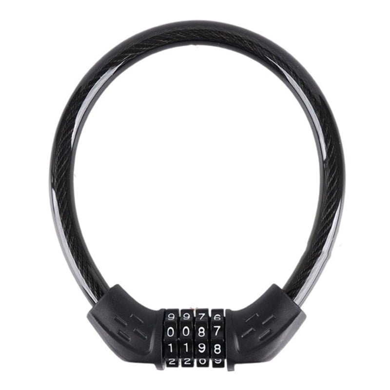 Durability Steel Cable Lock Bike Combination Lock Code Security Anti ...