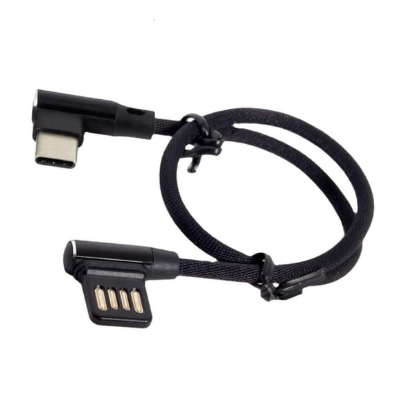 Durability USB C Type C Angled 90Degree Data Cable 15Cm/5.91inch For ...