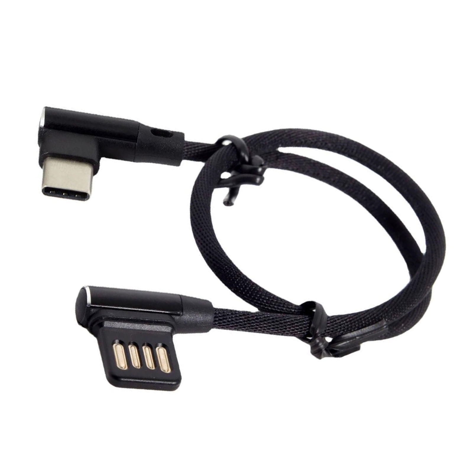 Durability USB C Type C Angled 90Degree Data Cable 15Cm/5.91inch For ...