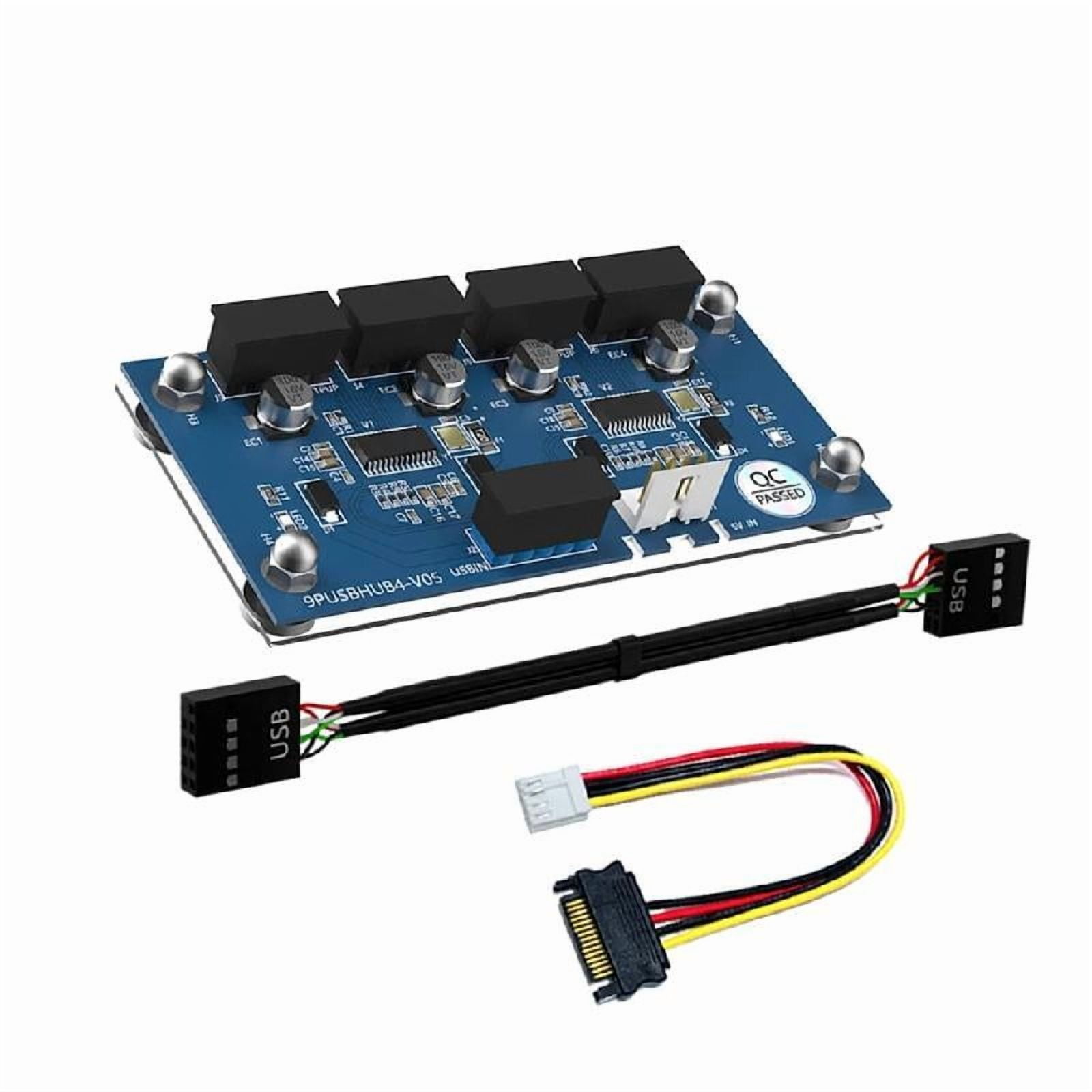 Durability USB2.0 9Pin Header USB2.0 Hubs Splitter for Multiple Devices ...