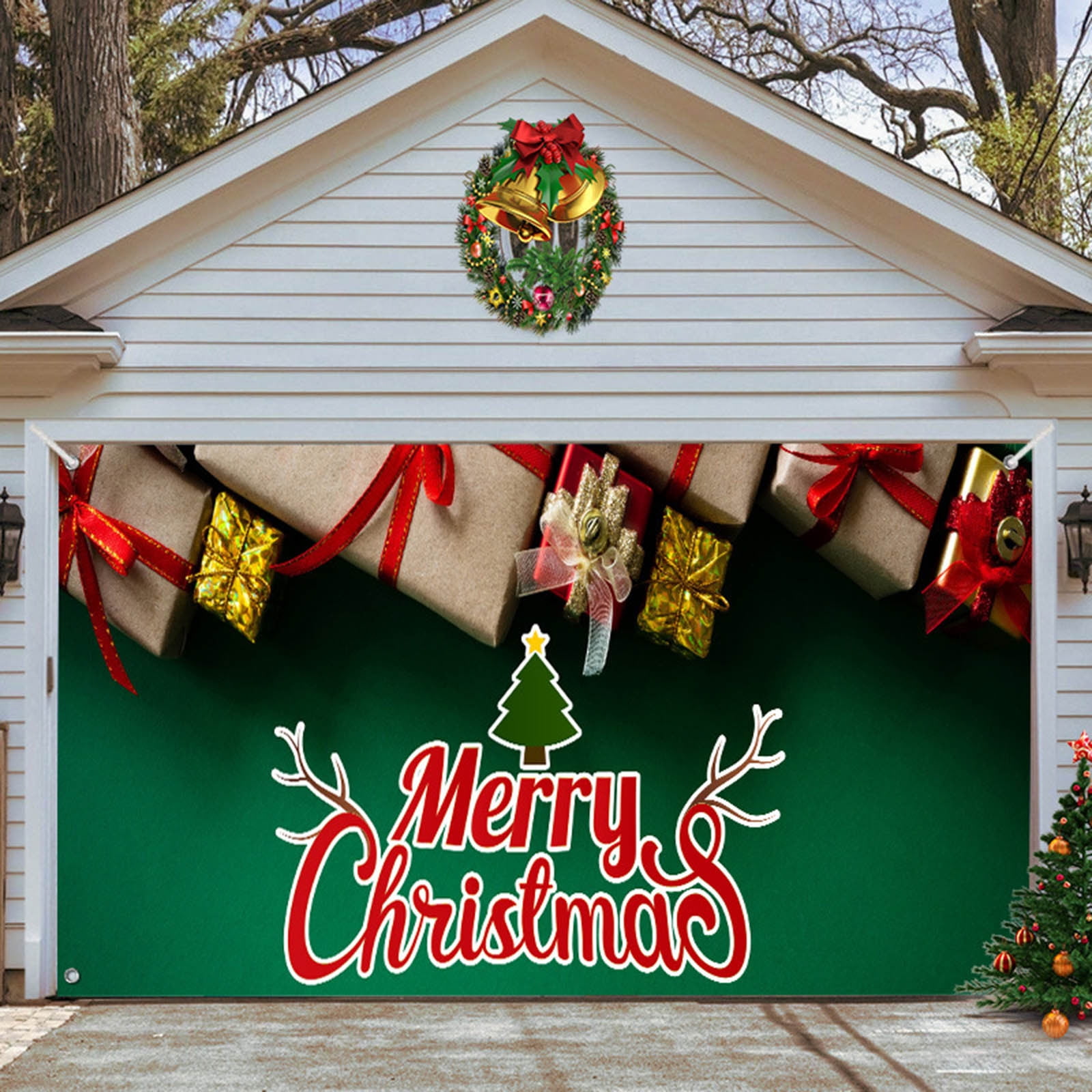 Durability UYCDD Christmas Garage Decoration Hanging Fabric Pie With ...