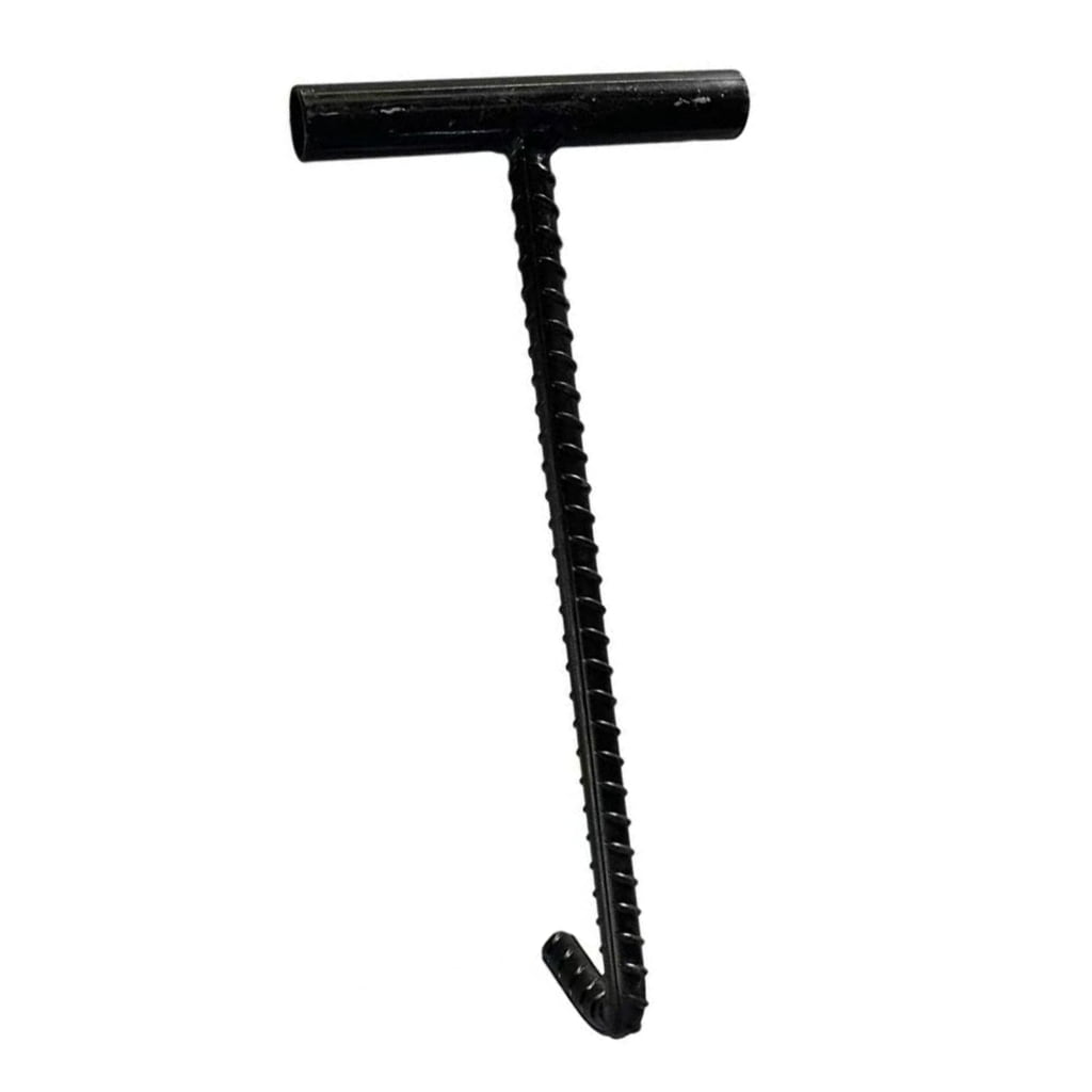 Durability Well Cover Removal Tool, 10mm Steel Manhole Hook Lifter for ...