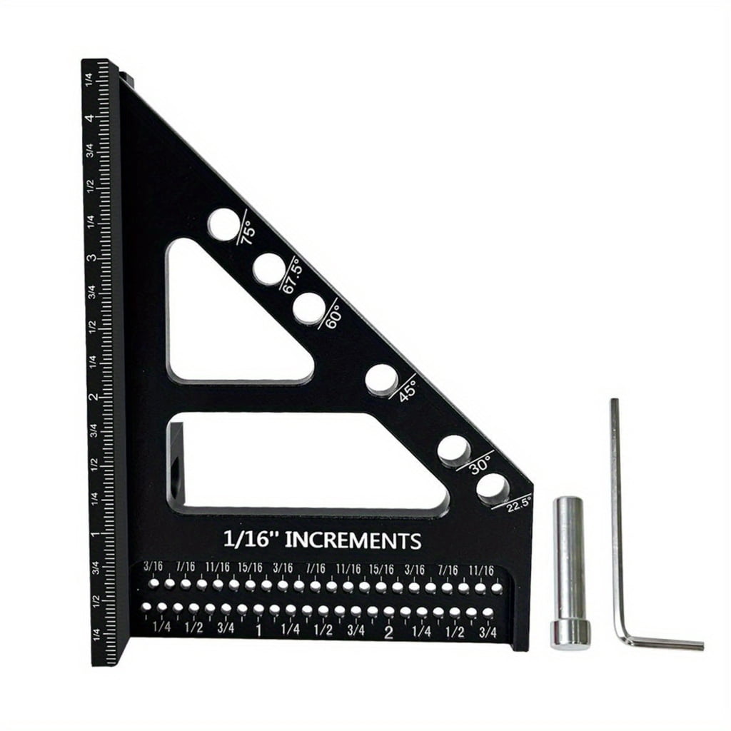 Durability Woodwork Measuring Square Ruler 3D MultiAngle Measuring ...