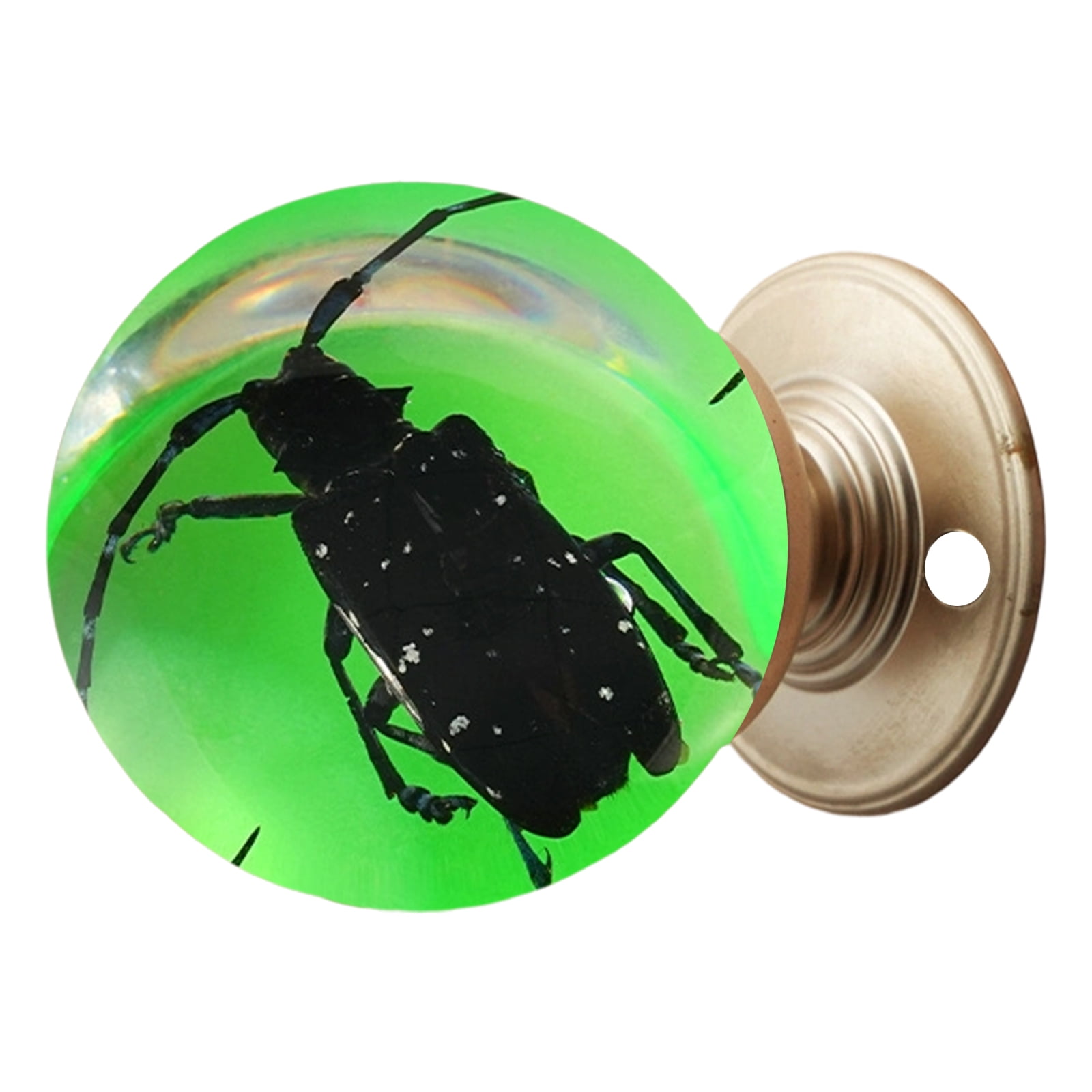 Durability Zincs Alloys Base Crystal Balls Door Handle with Anti ...