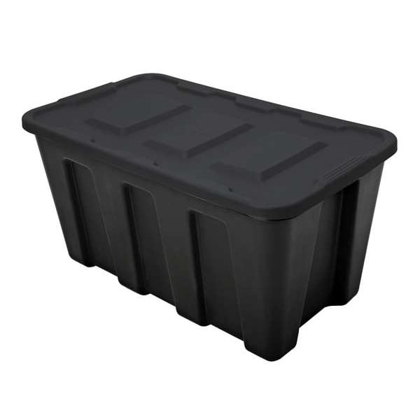 Durabilt Storage Tote,Black,Polyethylene 6934GRBBK.04 - Walmart.com