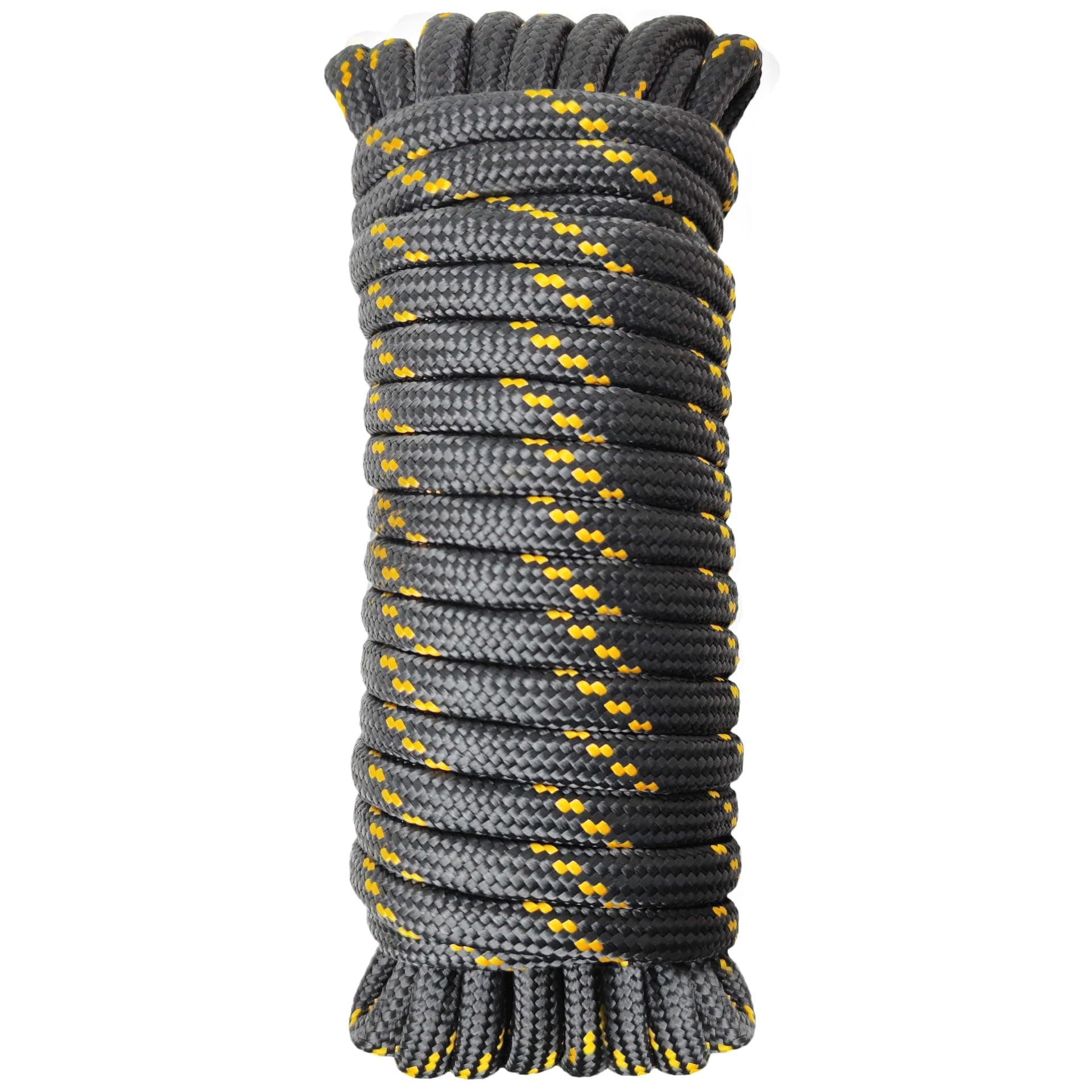 Durable Nylon Polypropylene Rope 1/2 Inch 50ft, Diamond Braid Design ...