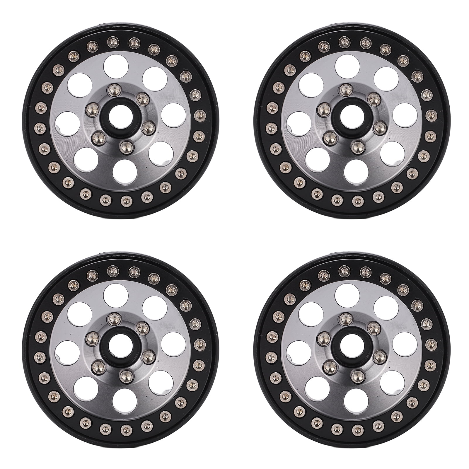 Durable 1.9" RC Wheel Rims, 8 Hole Design, Upgrade For Axial, Redcat 1/ ...
