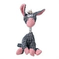 Durable 10in Squeaky Plush Pet Toy with Integrated Cotton Rope, Multi ...