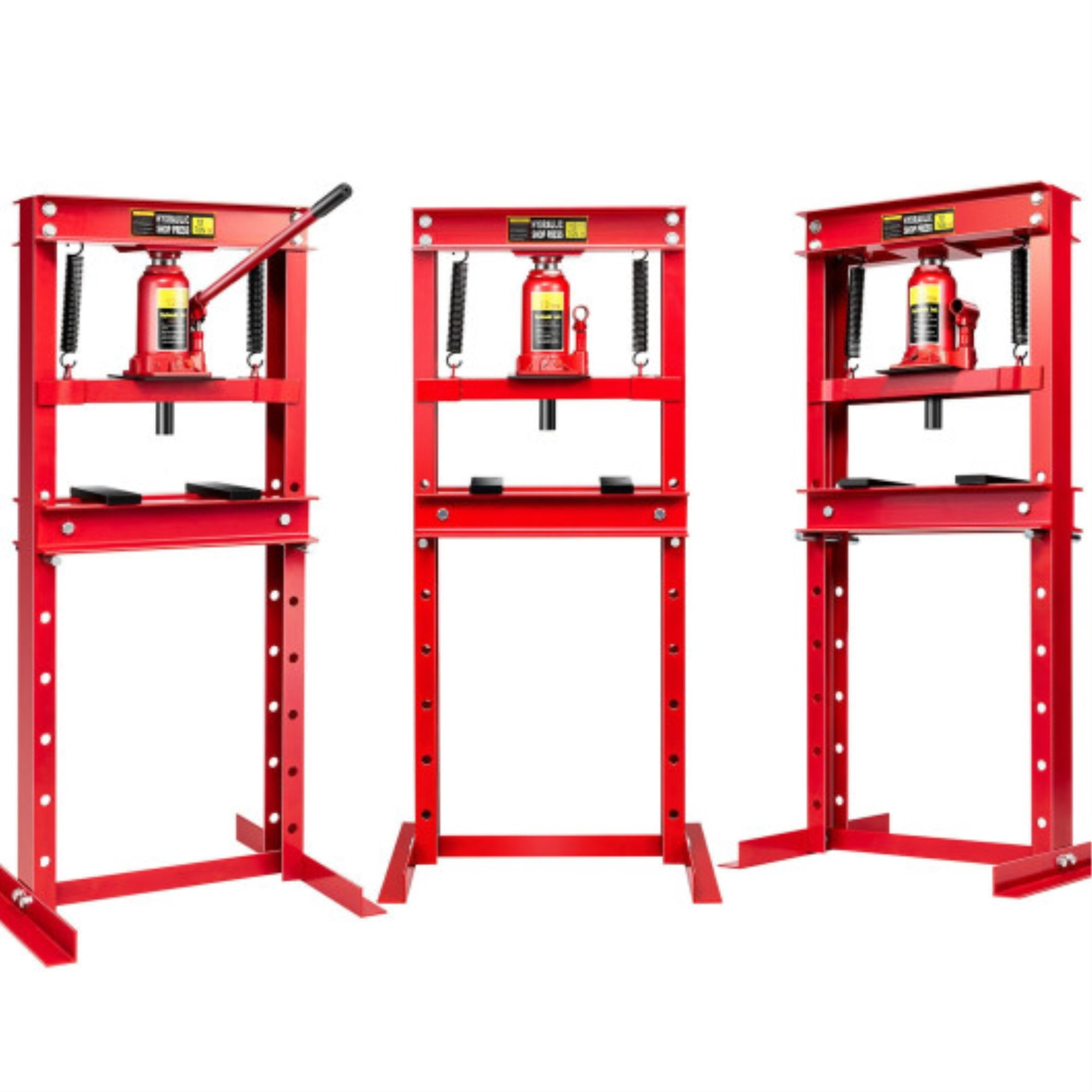 Durable 12-Ton Hydraulic Shop Press , Versatile Use , Remove/Install ...