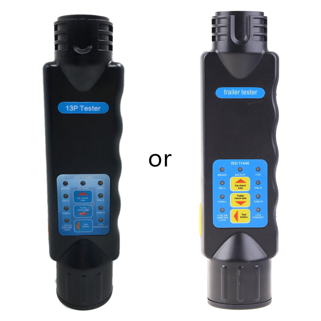 Durable 12V 13-Pin Car Truck Trailer Plug Socket Tester Wiring Circuit ...