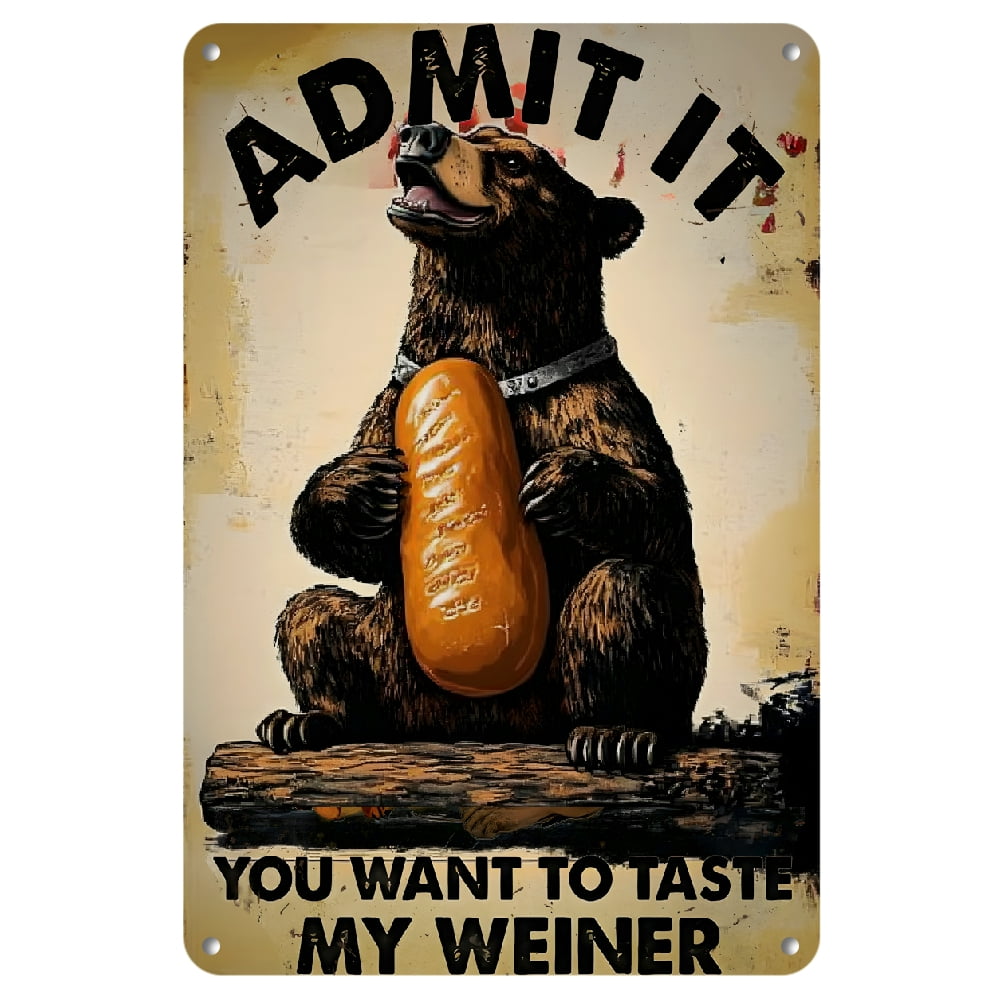 Durable 12x8 Inches Iron Metal Art - Versatile Wall Sign for Outdoor ...