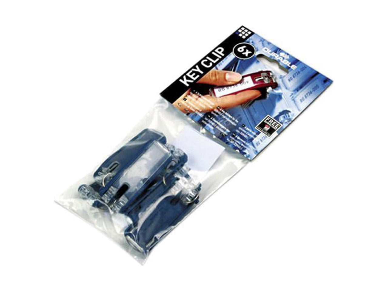 Durable 1957-07 Key Tags for Locking Key Cabinets, Plastic, 1-1/8 x 2-3 ...