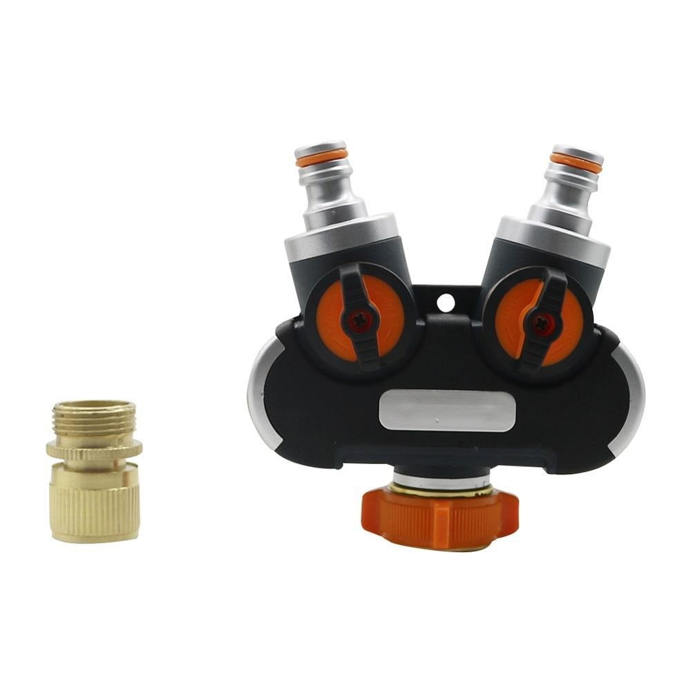 Durable 2-ways Water Splitters Valve Garden Irrigation Connectors ...