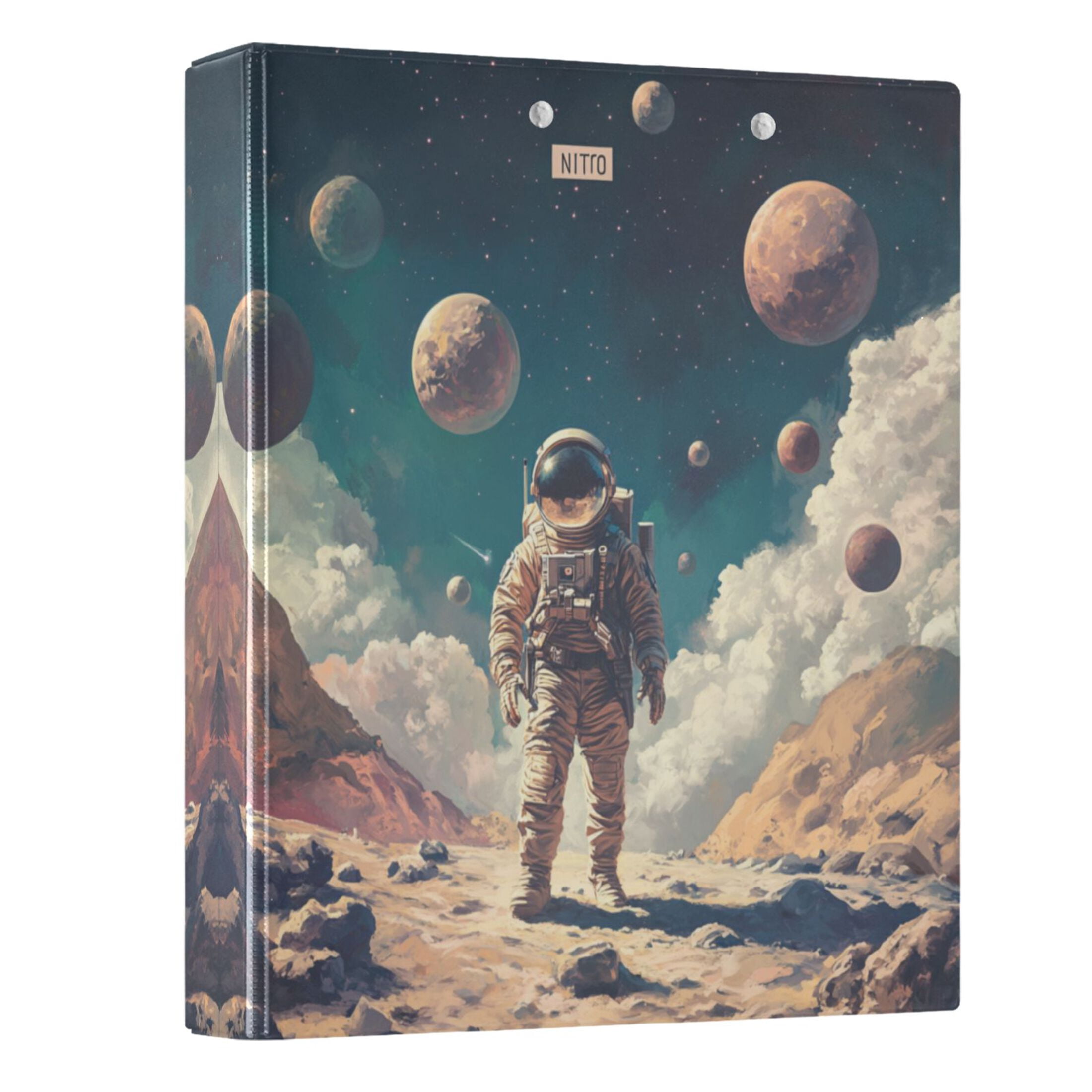 Durable 3 Ring Binder,1.5 Inch,Holds 220 Sheets,Presentation View for ...