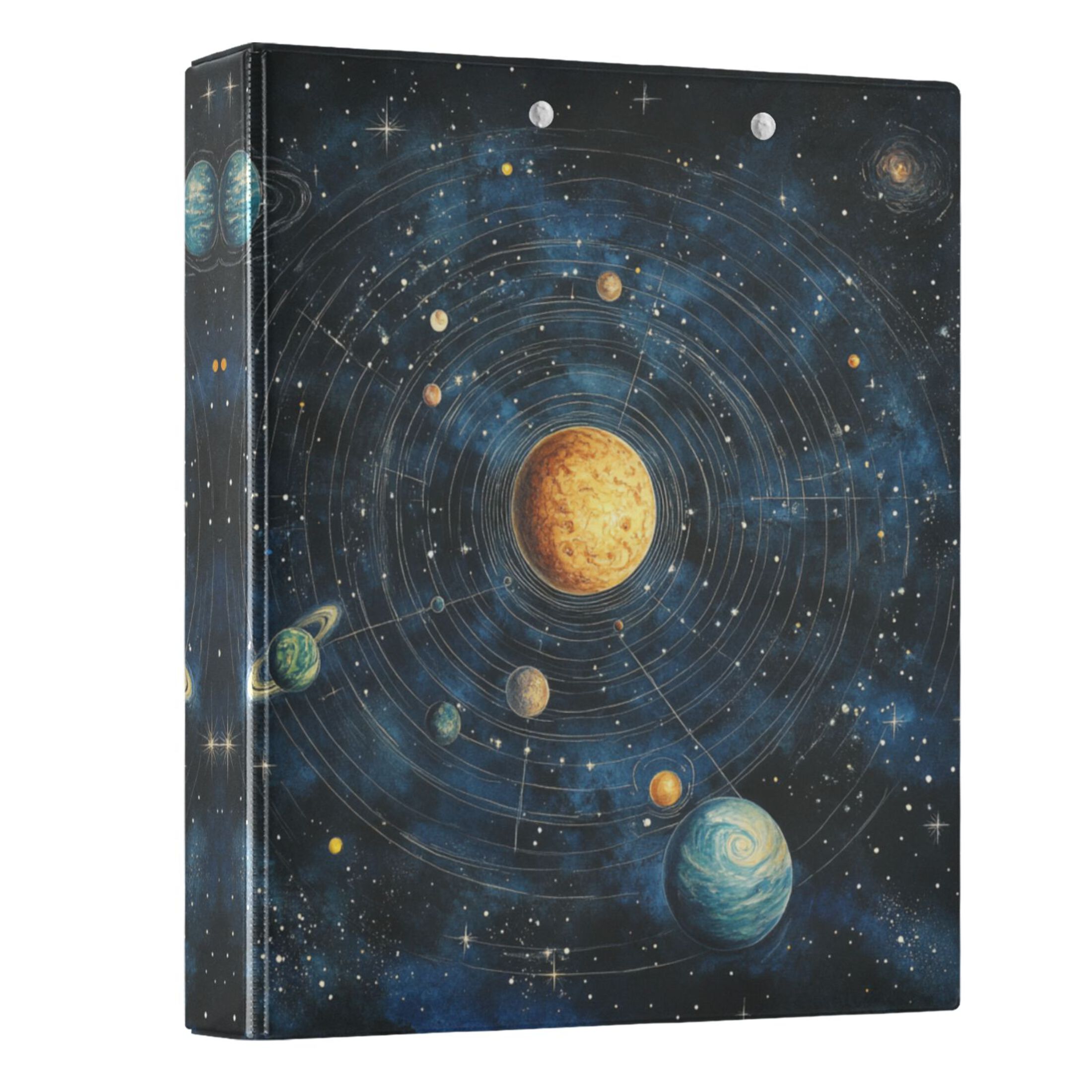 Durable 3 Ring Binder,1.5 Inch,Holds 220 Sheets,Presentation View for ...