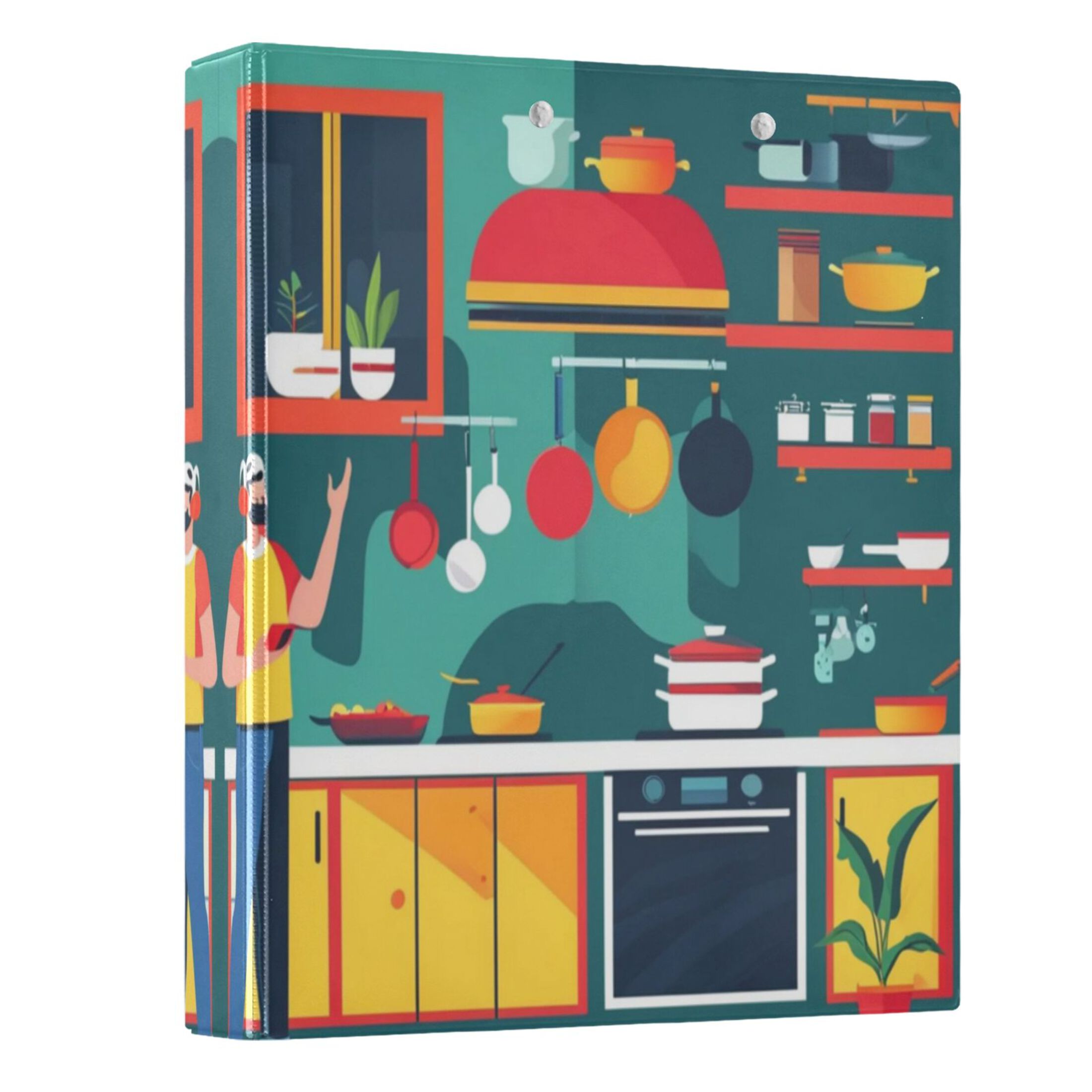 Durable 3 Ring Binder,1.5 Inch,Holds 220 Sheets,Presentation View for ...