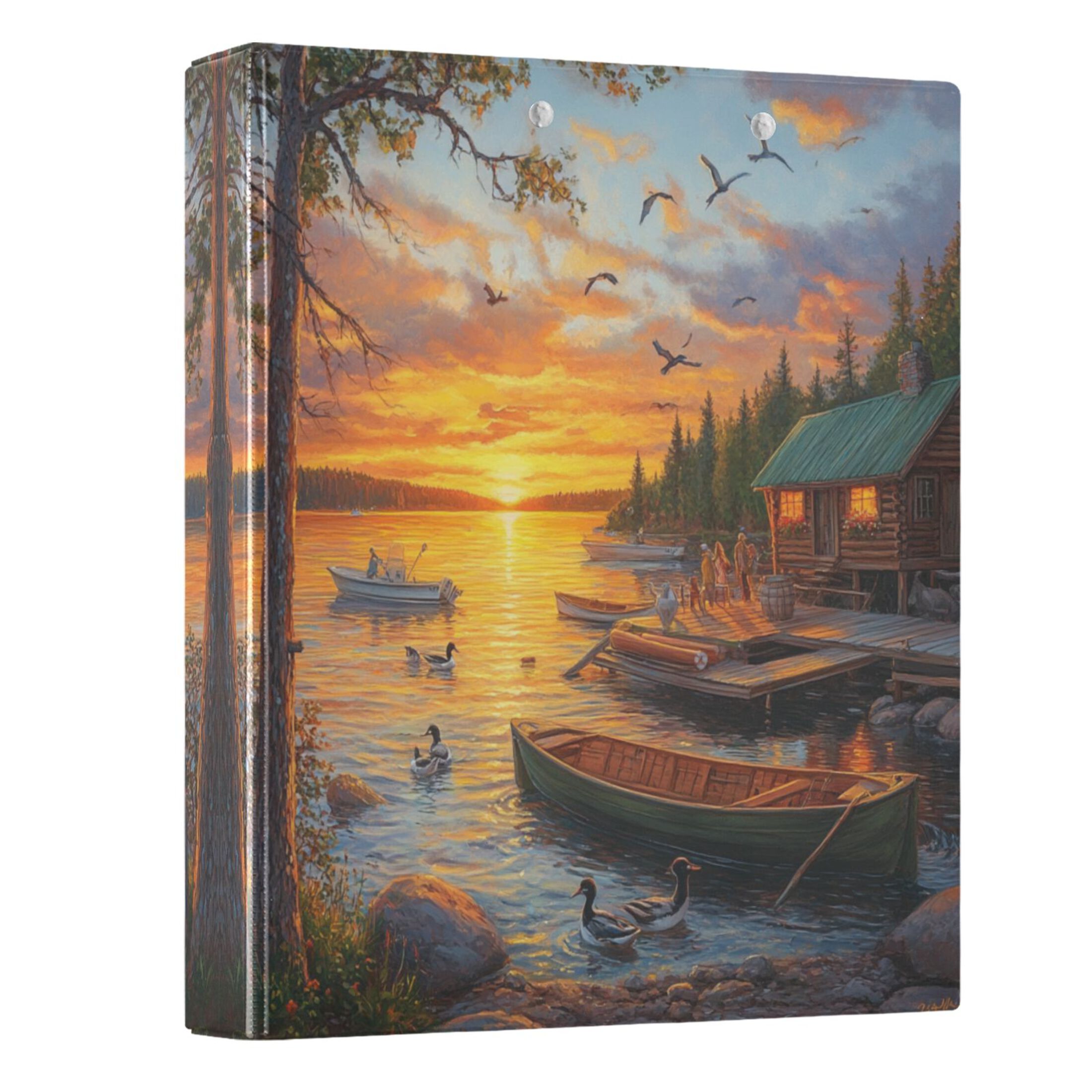 Durable 3 Ring Binder,1.5 Inch,Holds 220 Sheets,Presentation View for ...