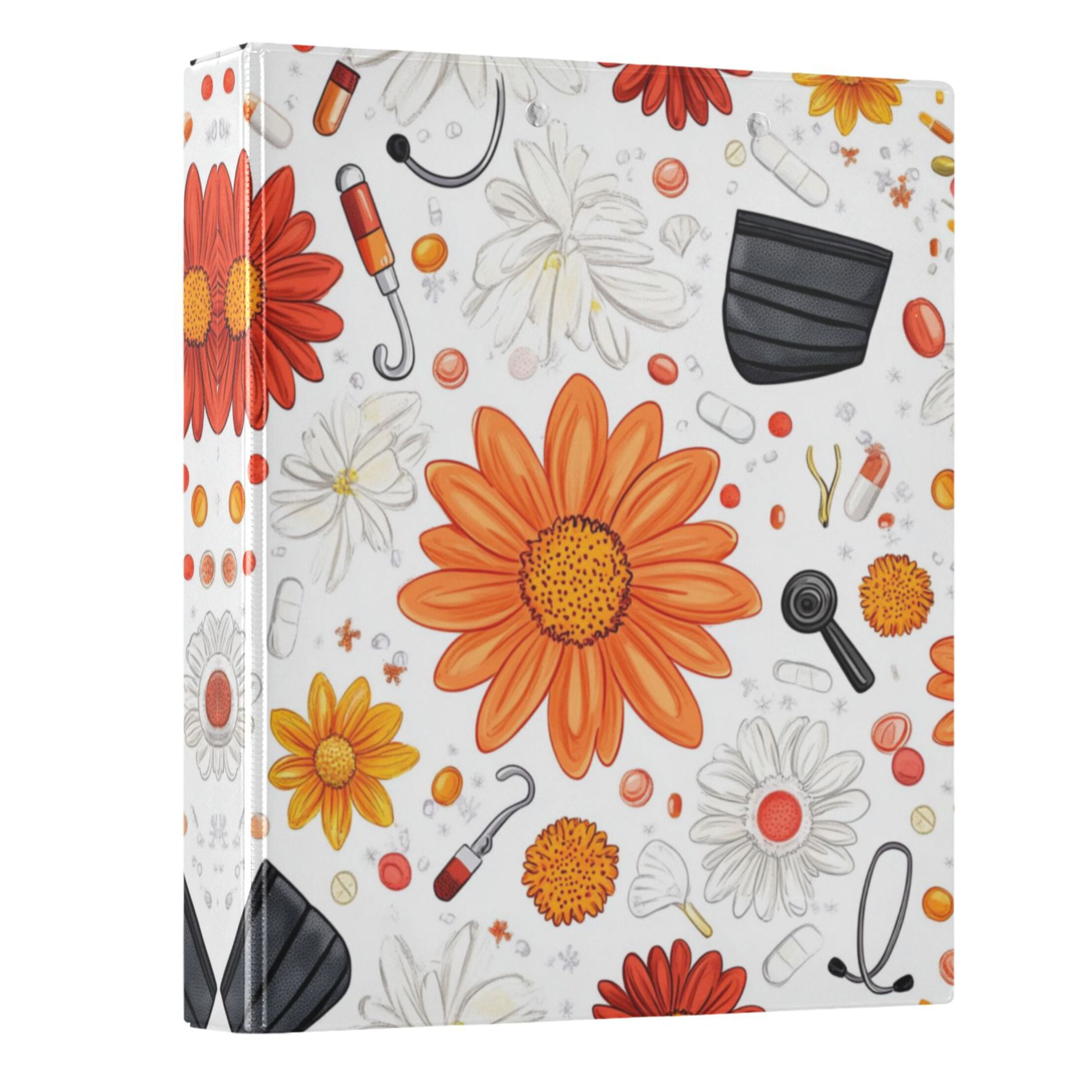 Durable 3 Ring Binder,1.5 Inch,Holds 220 Sheets,Presentation View for ...