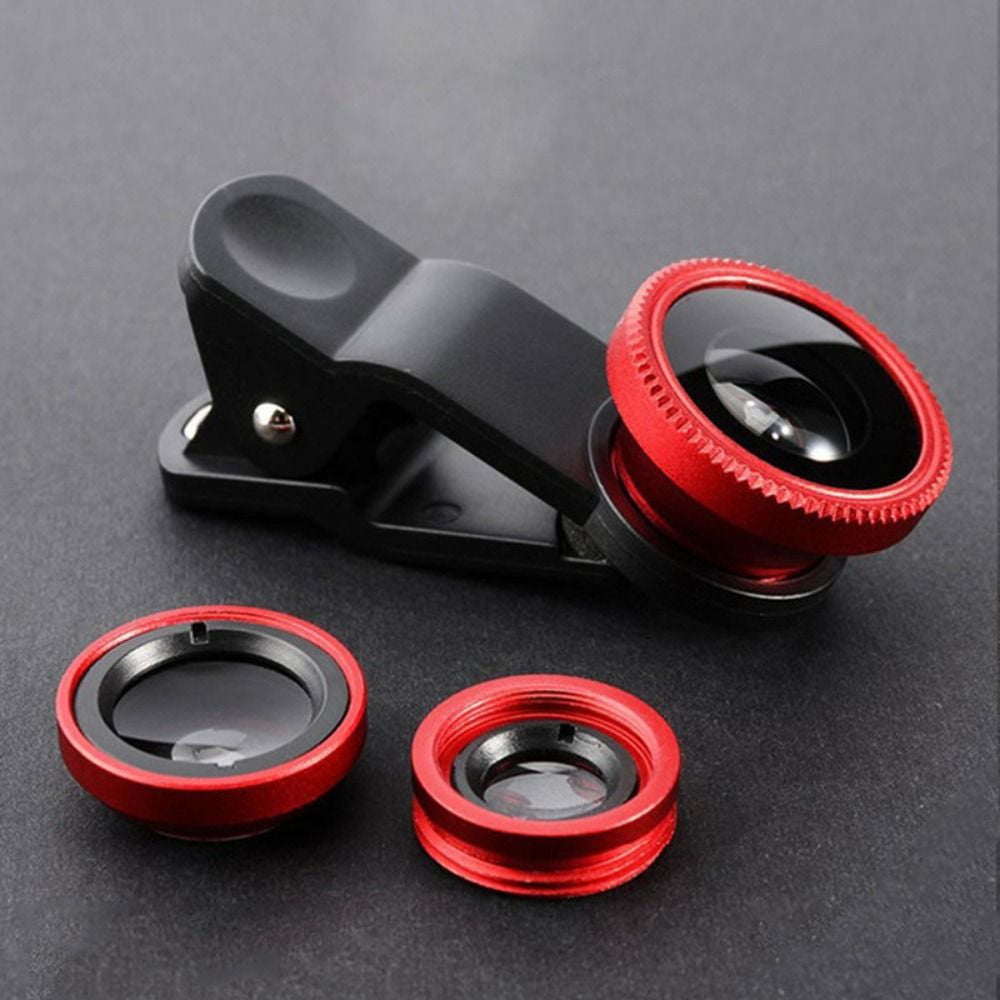 Durable 3in1 0.67X Wide Angle Zoom Fisheye Phone Lens Phone External ...
