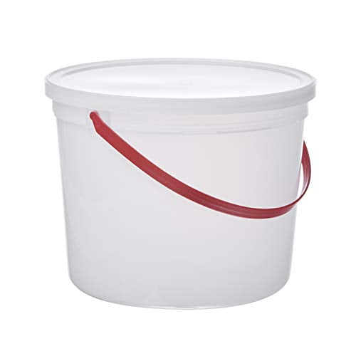 Durable 5-Quart Plastic Pail – Perfect for Family Storage & Outdoor ...
