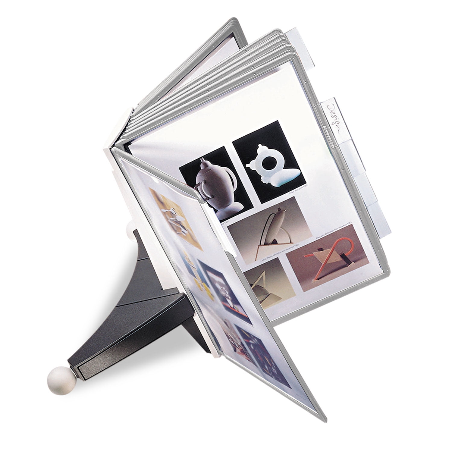 DURABLE SHERPA Desktop Reference System, 10 Double-Sided Panels, Letter ...