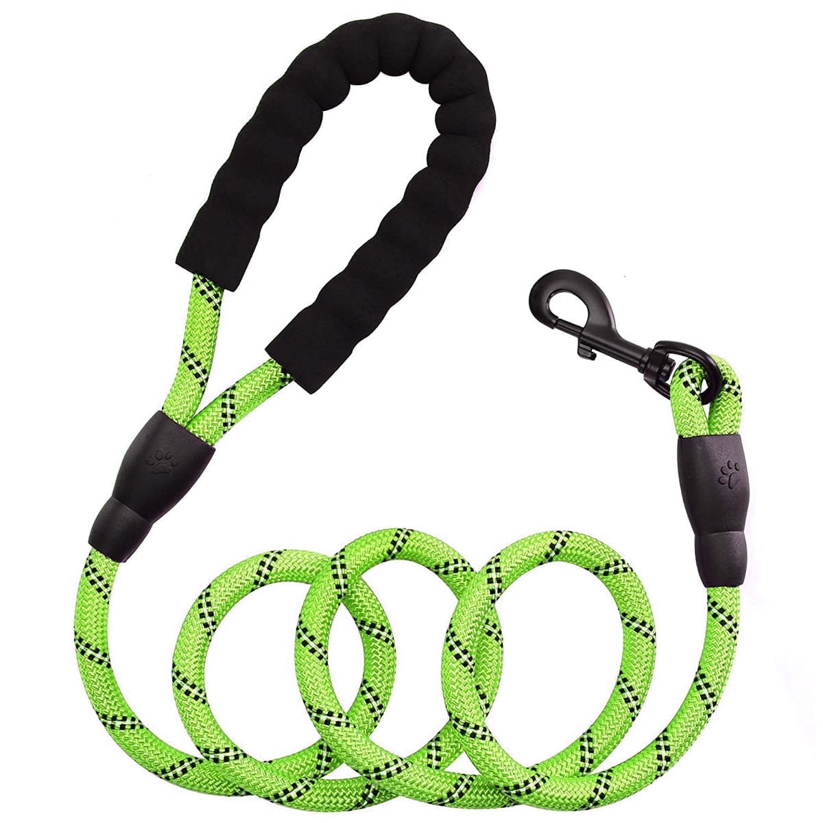Walmart Durable Dog Leash: 5ft Green Heavy-Duty Rope for 18-120lbs Dogs ...