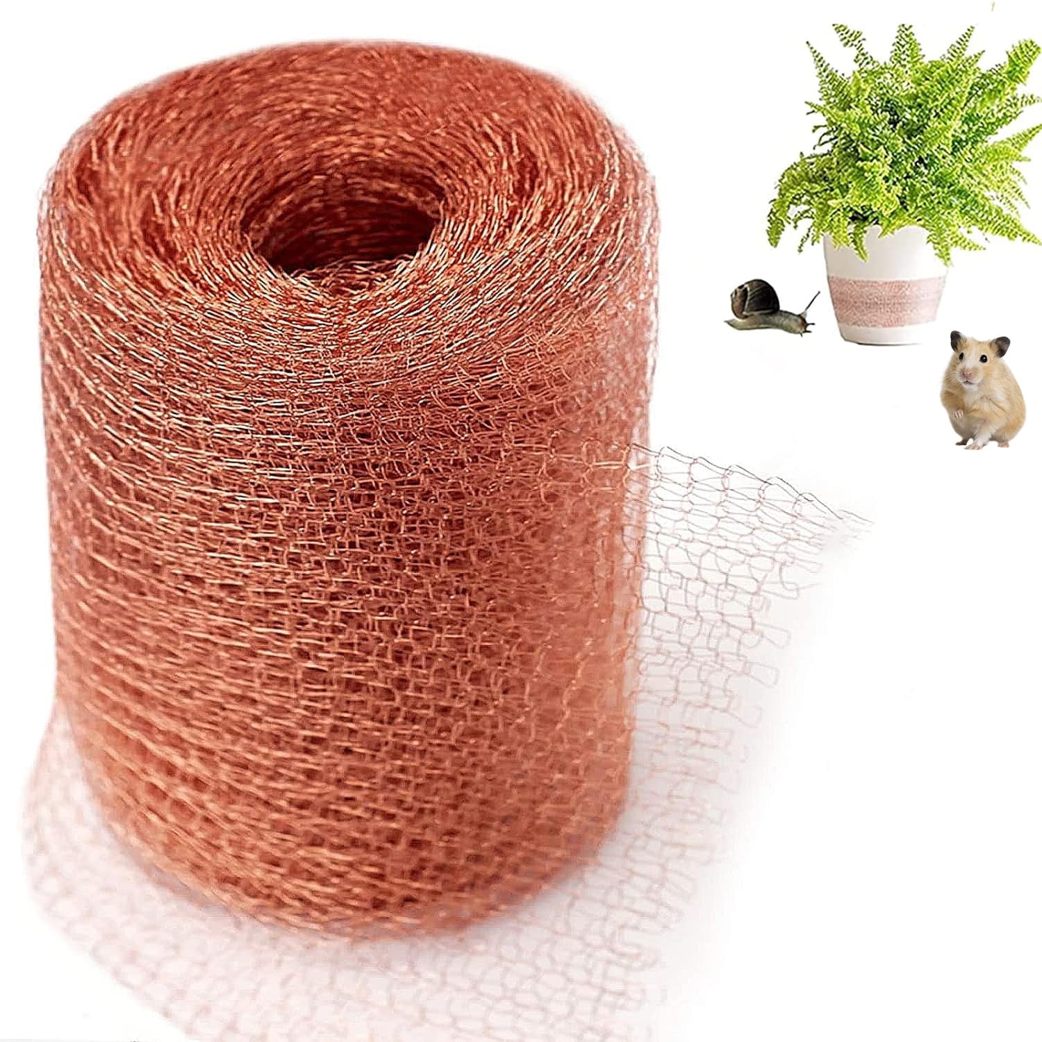 Durable 6m Copper Mesh Barrier against Slugs, Snails & Mice Protect ...